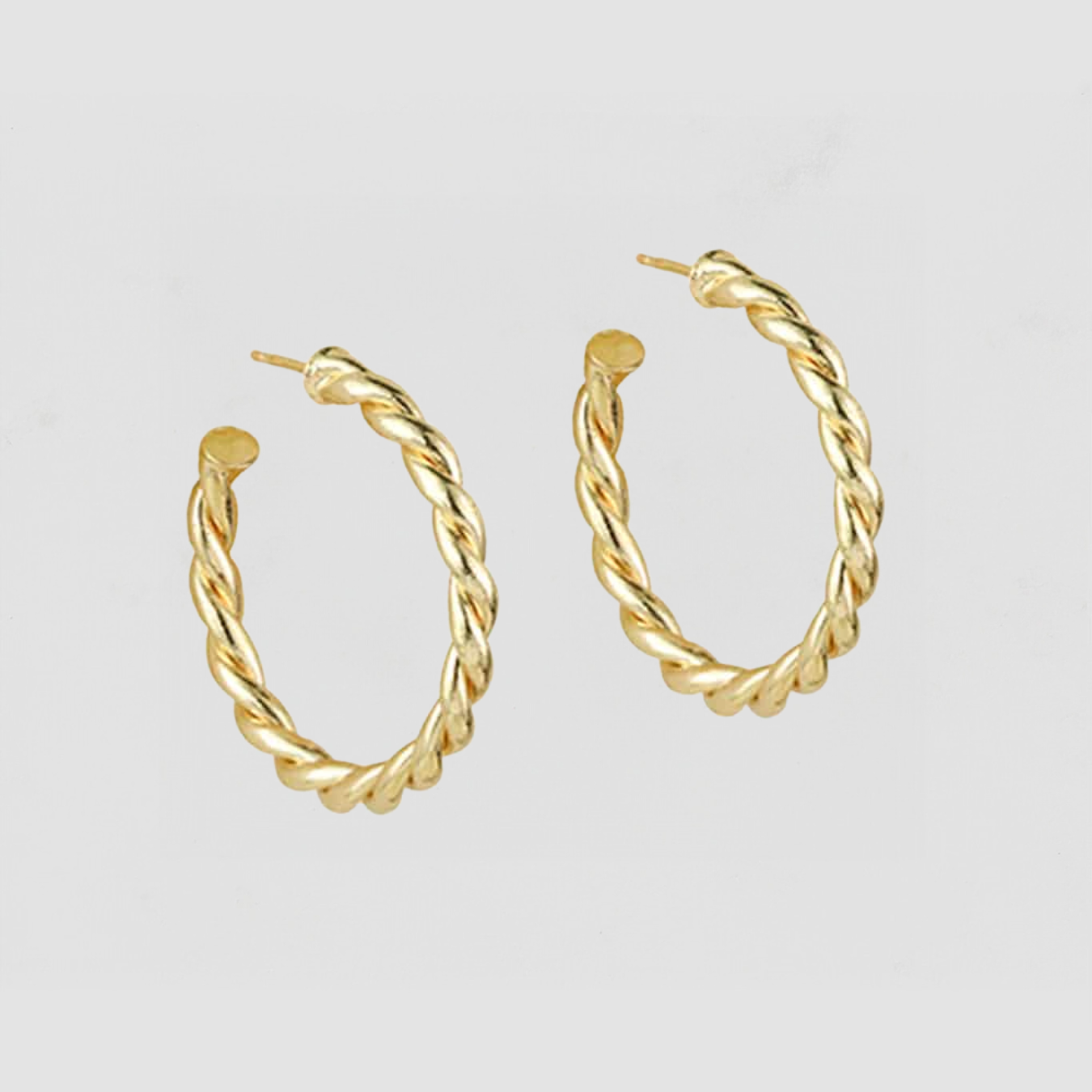 The Twisted Florence Hoops | The M Jewelers