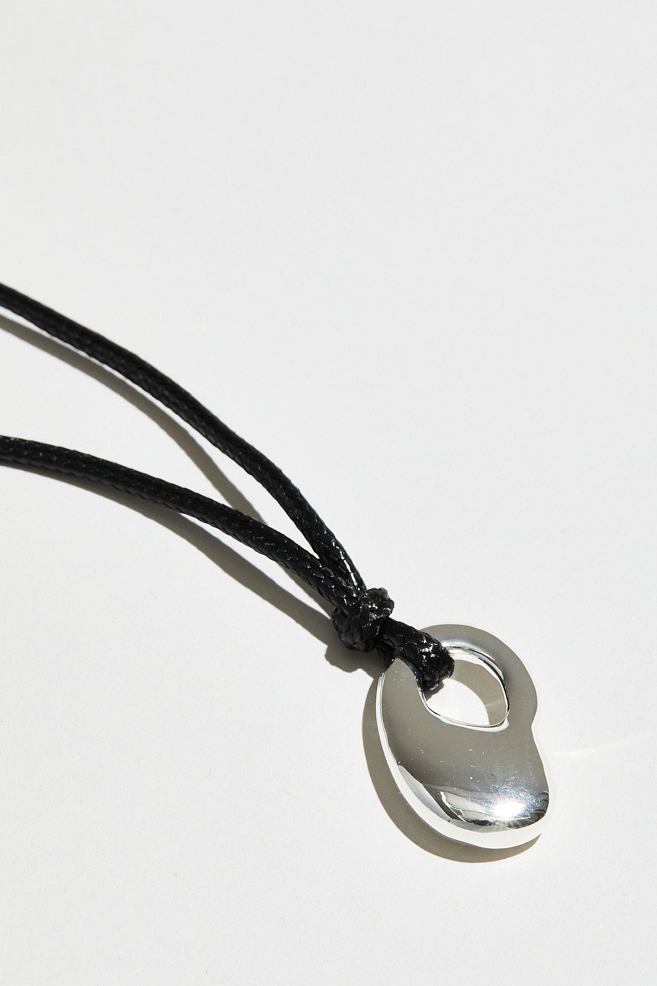 The Isa Cord Pendant Necklace in Sterling Silver Style – The M Jewelers
