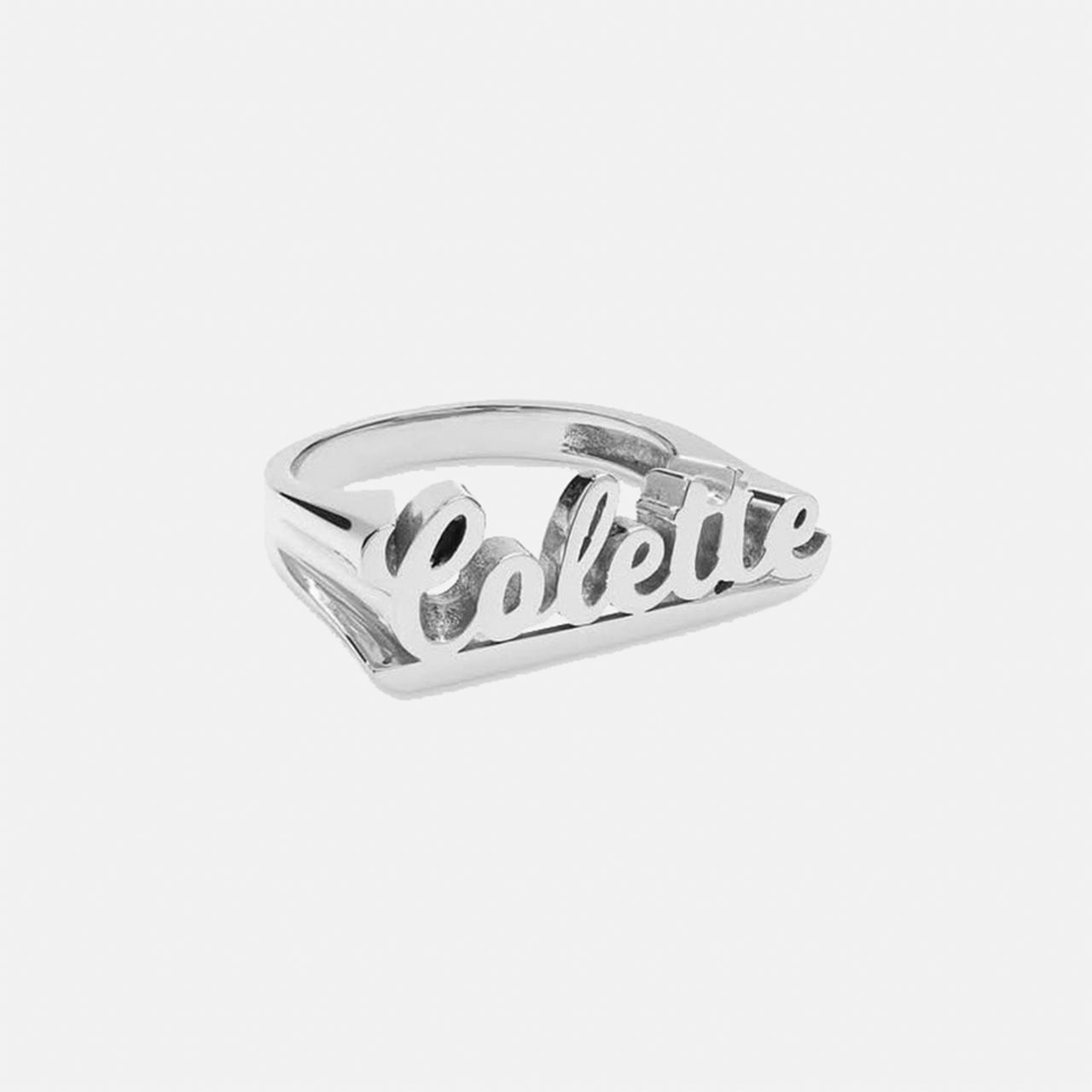 The Classic Name Ring - Customizable Personalized Jewelry – The M Jewelers