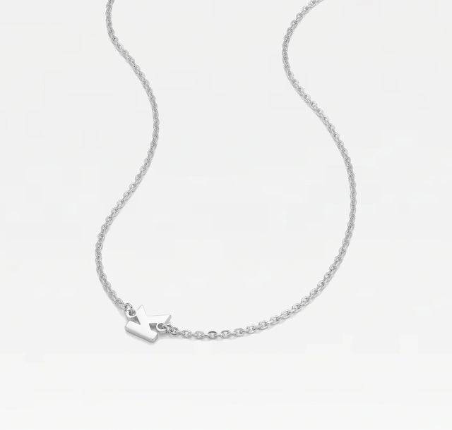 The Single Initial Block Letter Necklace – The M Jewelers