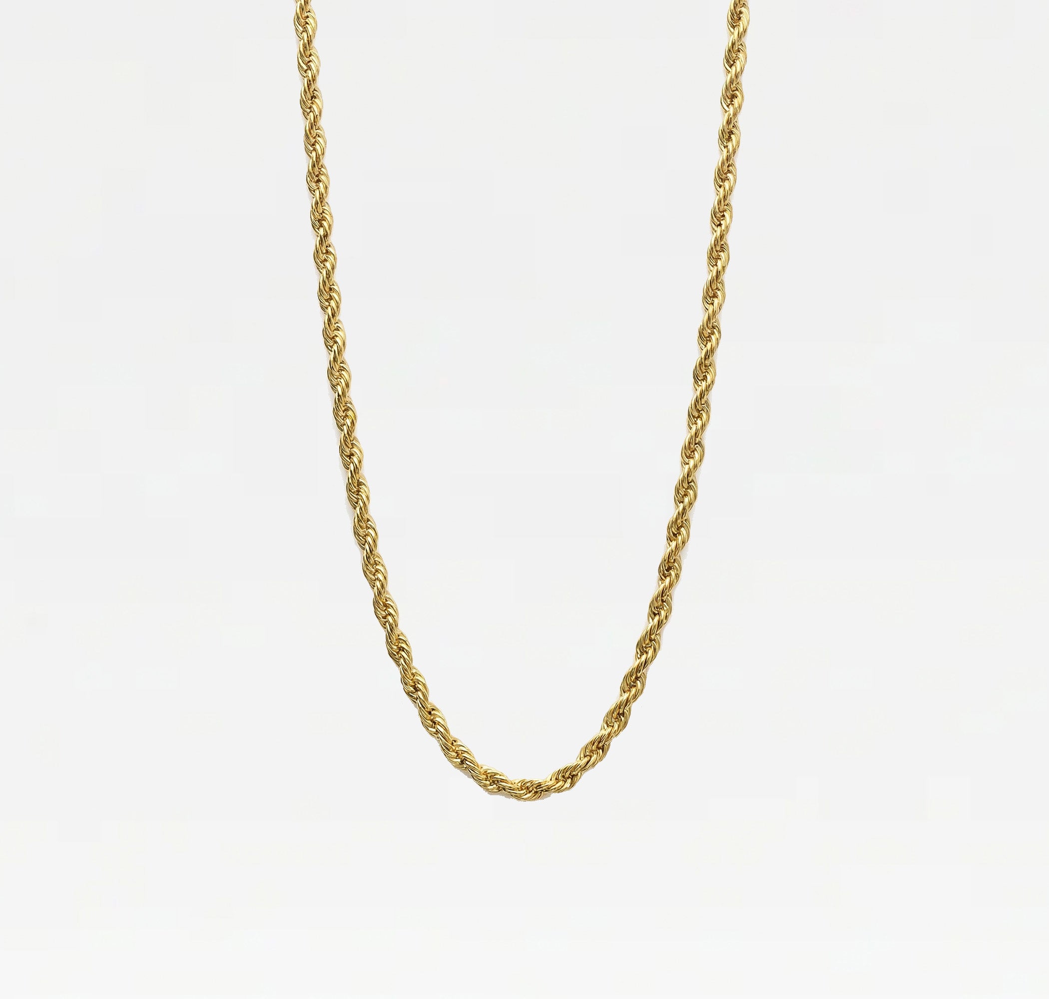 The Rope Chain in Various Lengths and Metals Options – The M Jewelers
