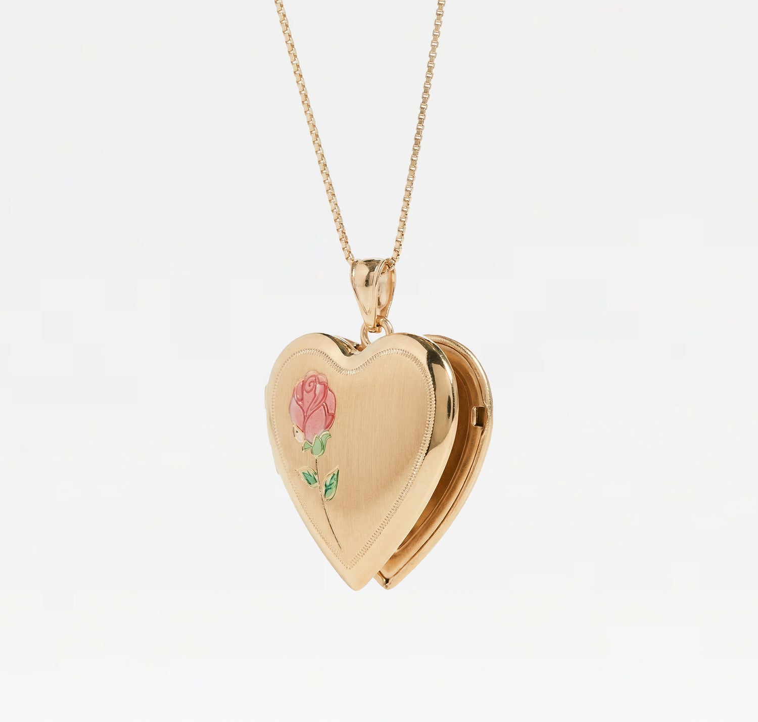 The Rose Photo Locket | The M Jewelers