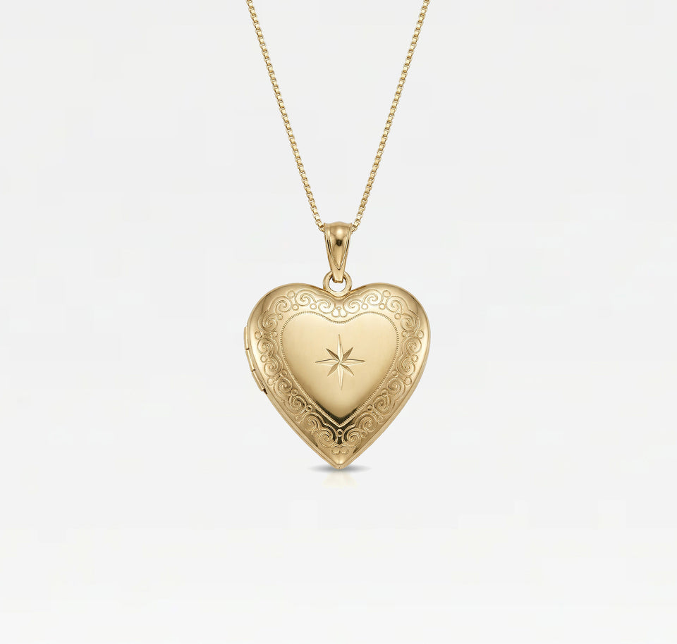 The Heirloom Ornate Photo Locket – The M Jewelers