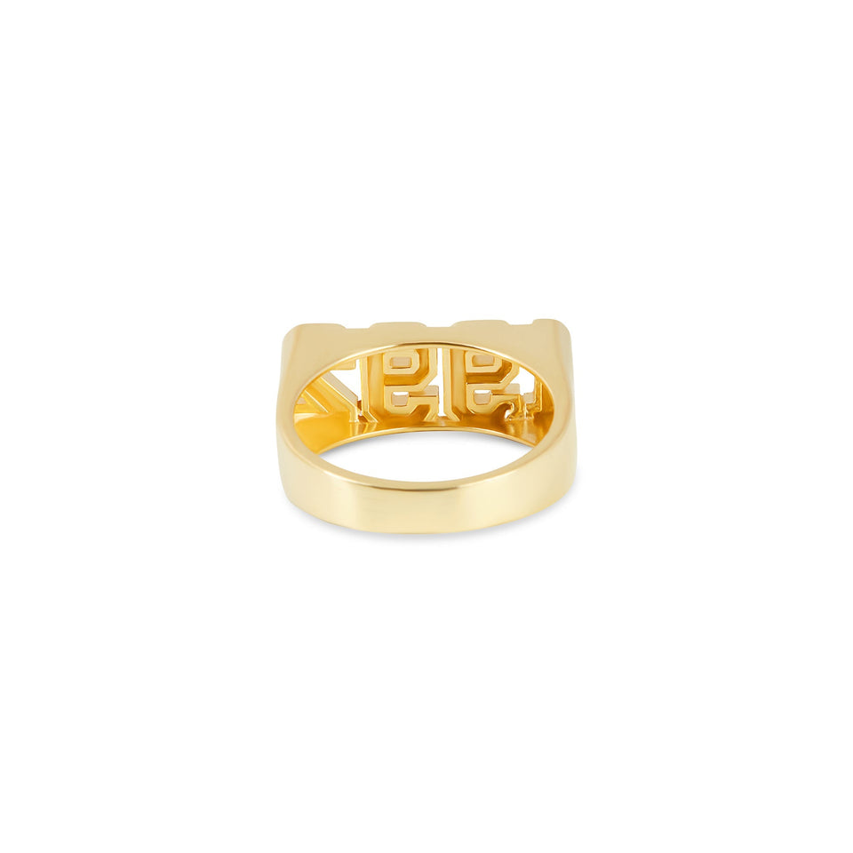 The Year Ring in Gold Vermeil - Elegant Jewelry Piece – The M Jewelers