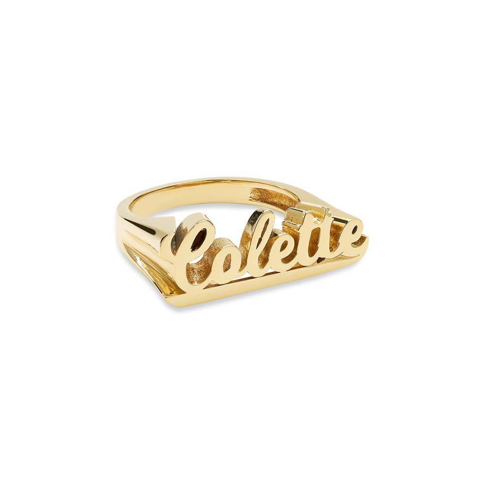 The Classic Name Ring | The M Jewelers
